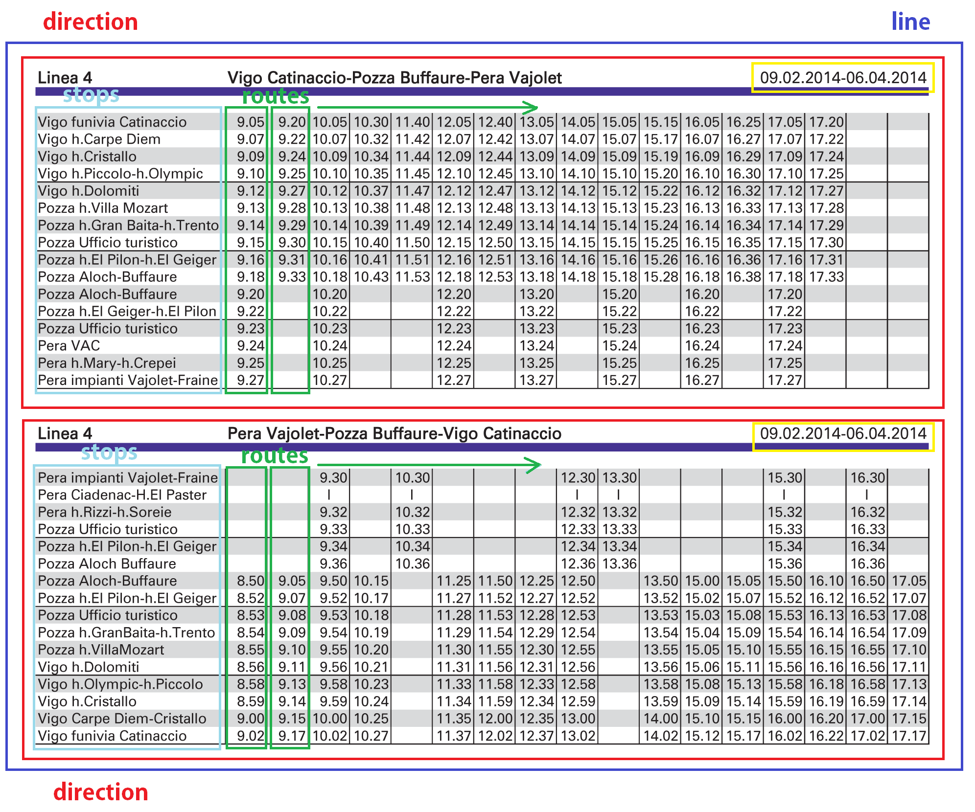 Bus Time Schedules Bus Time Schedules